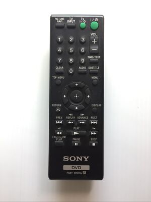 Genuine Sony DVD Remote Control RMT-D187A DVD Player Remote | eBay