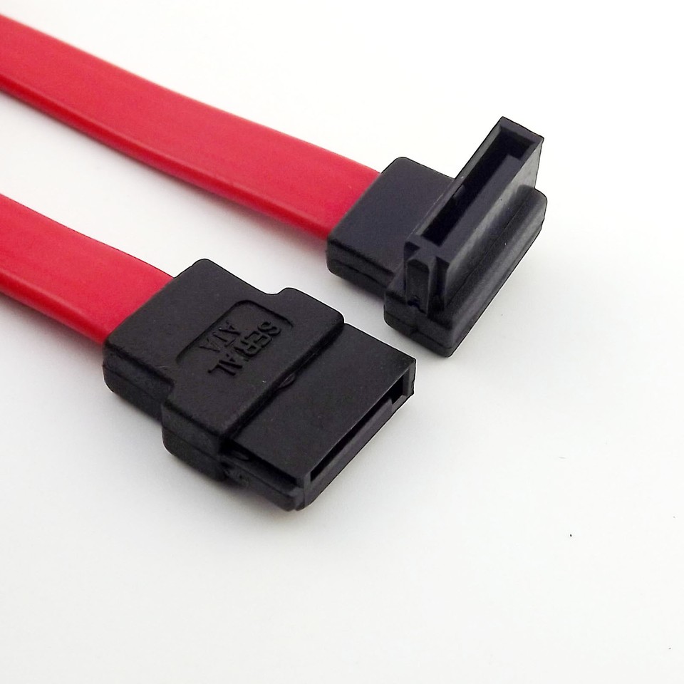 Serial SATA ATA RAID Data HDD Hard Drive Signal Cable Straight Right ...