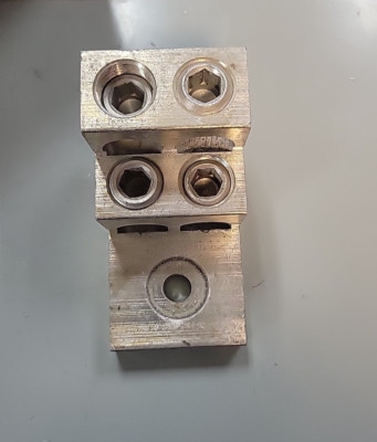 ILSCO D3281 Aluminum Block Mechanical Lug Terminal 750 MCM - 3/0 AL9CU ...