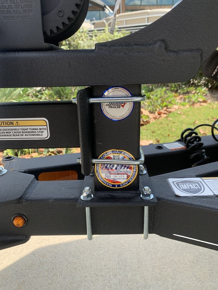 Winch mount triple step boat trailer steps MADE IN USA | eBay