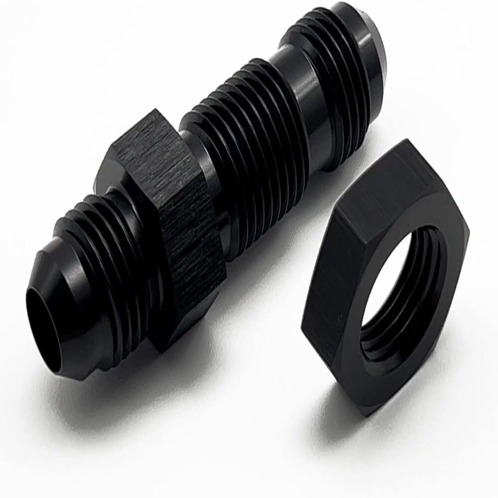 1Pc Black Male Aluminum Flare Car Assessories Parts Union For Car | eBay