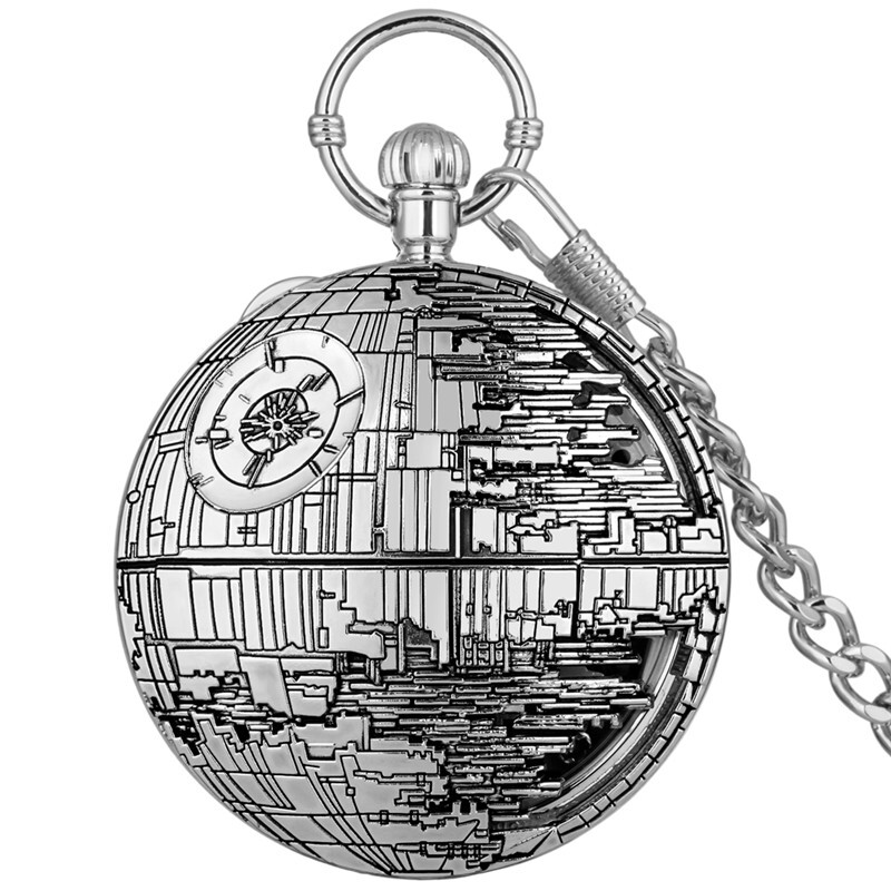 Retro Pocket Watch Star War Song Manual Musical Quartz Movement FOB ...