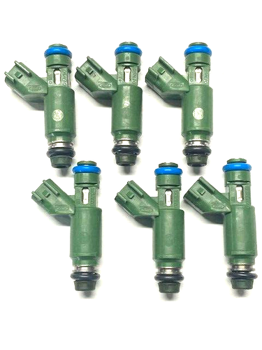 Denso 12 Hole Upgrade Fuel Injector Set X 6 fits 30777501 Volvo 2007 ...