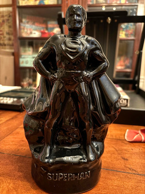 Extremely Rare 1949 Black Ceramic Superman Bank | eBay