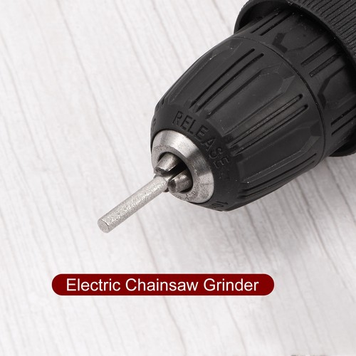 12pcs Diamond Coated Chainsaw Sharpener Bits 5/32" 4mm Grinder ...