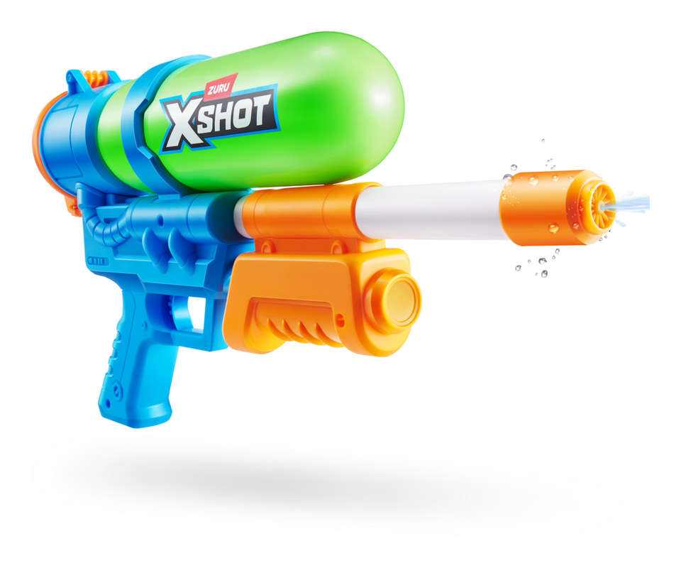 XSHOT 80s Super Splash Water Retro Styled Water Pistol Fast Fill 750ml ...