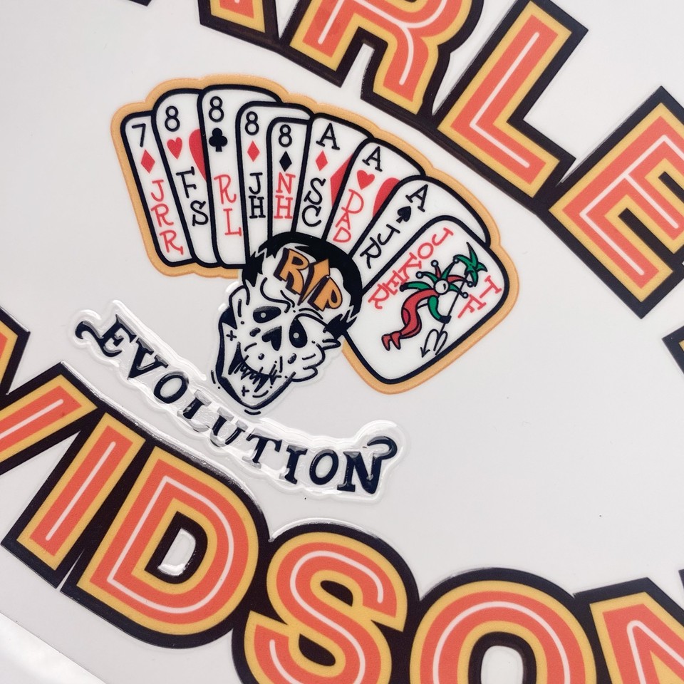 Harley Davidson And The Marlboro Man - Decals Stickers Gas Tank SET ...