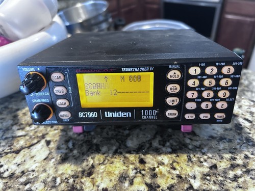 Uniden BC796D Bearcat TrunkTracker IV No Power Cord Or Antenna Tested ...
