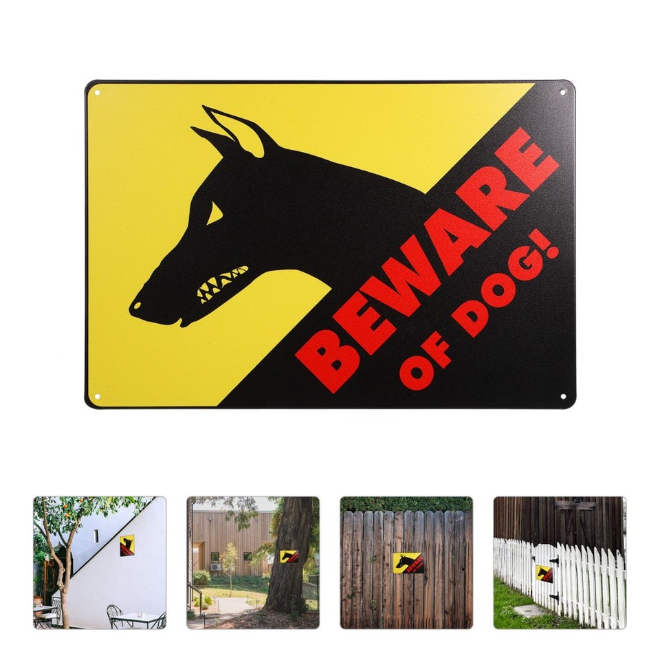 Beware of Dogs Sign Outdoor Warning Signs for Property Caution Garden ...