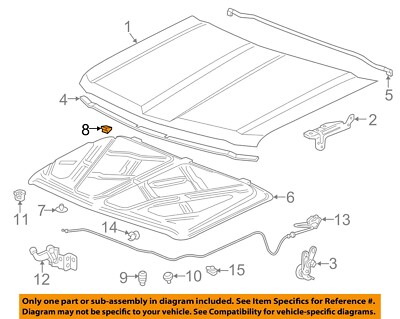 GM OEM Hood-Bumper Cushion 22755704 | eBay