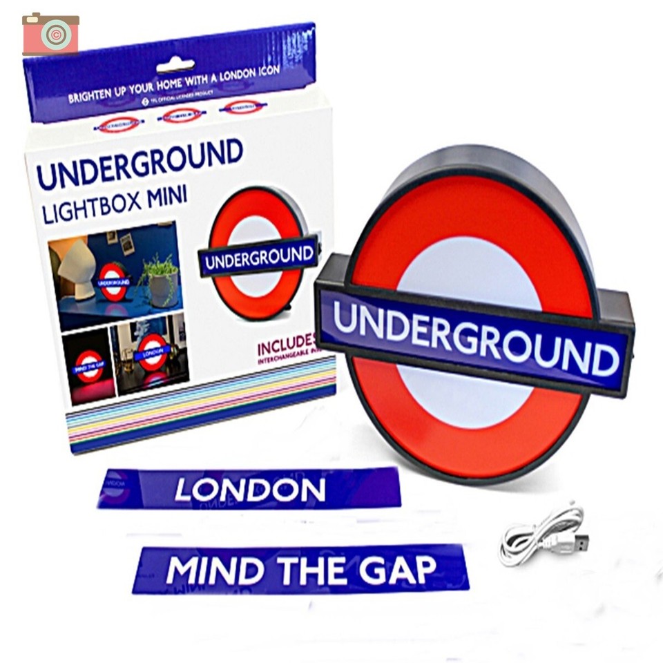 LONDON UNDERGROUND SIGN LIGHT BOX MINI LED. 5 Station Inserts. Arsenal ...