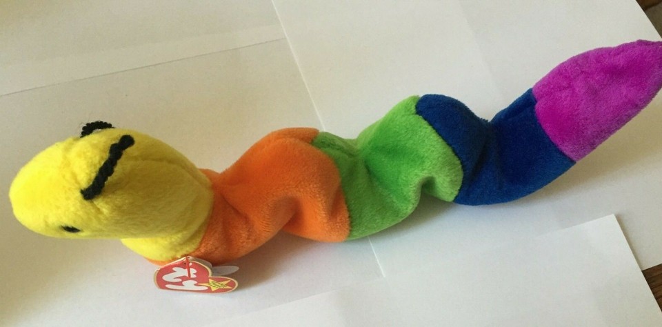 Inch the worm Ty The Beanie Babies Collection DOB September 3, 1995 ...