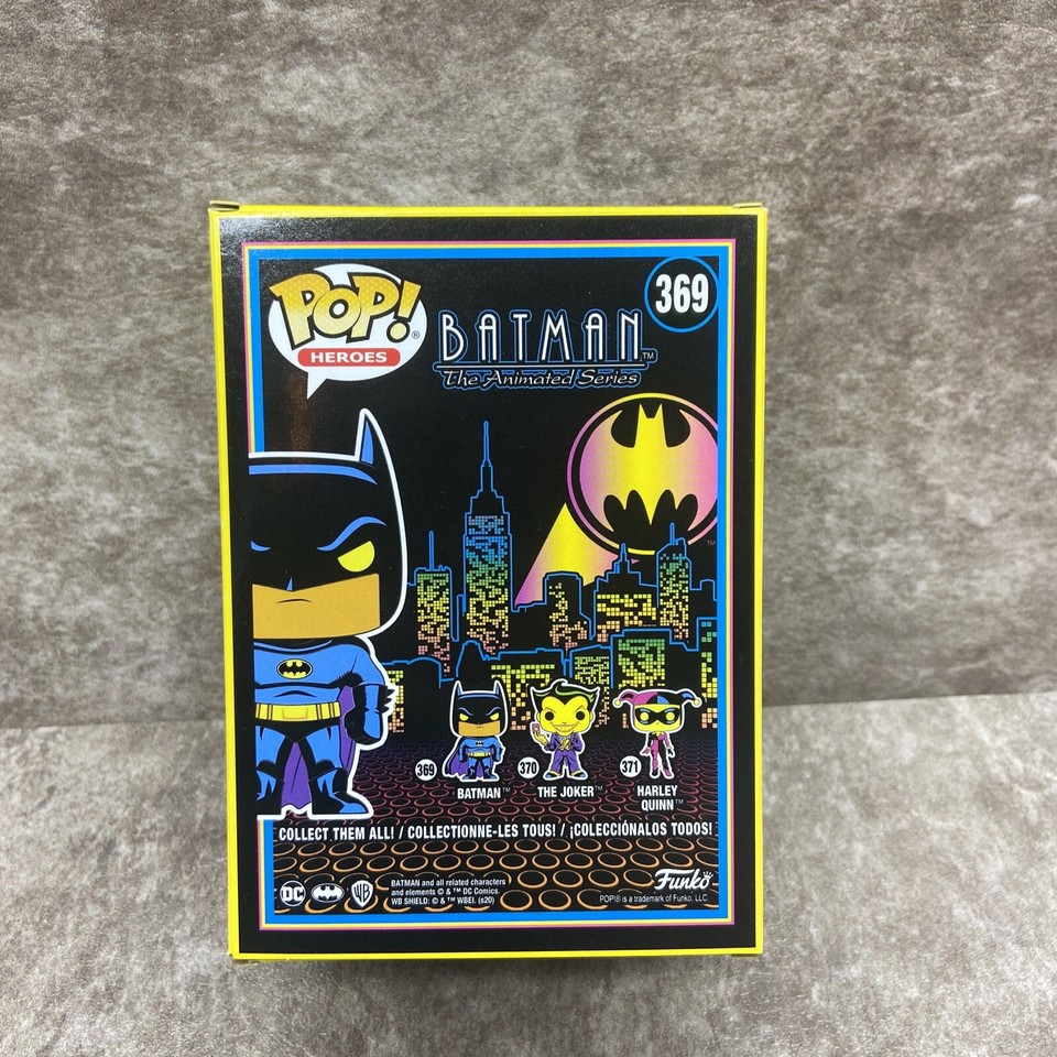Funko Pop! Black Light Batman The Animated Series BTAS DC Hot Topic Pop ...