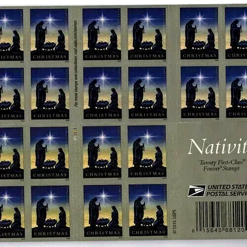 120 FOREVER STAMPS USPS 6 Booklets CHRISTMAS HOLIDAY | eBay