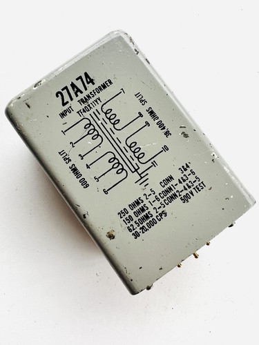 1960s Thordarson Tube Input Preamp Transformer Western Electric 618 ...