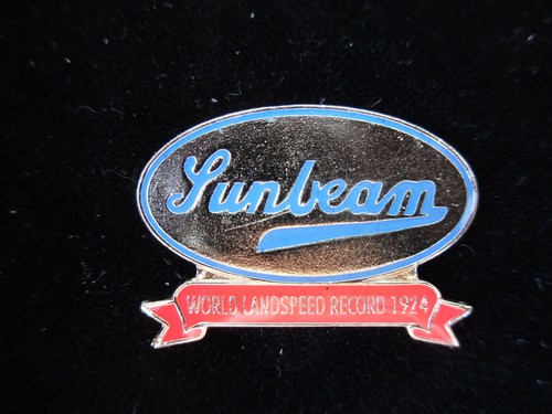 SUNBEAM pin's pins TRES BON ETAT WORLD LANDSPEED RECORD 1924 | eBay