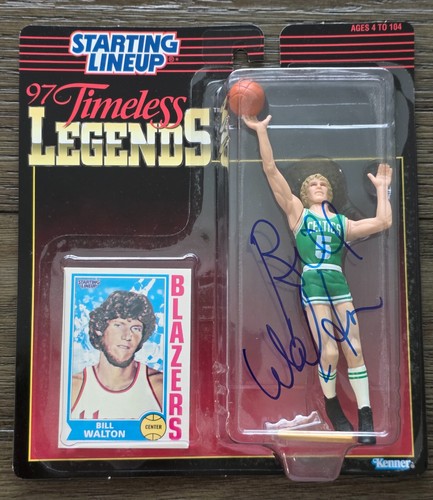 BILL WALTON Signed Portland Trail Blazers Starting Lineup 97 Timeless ...