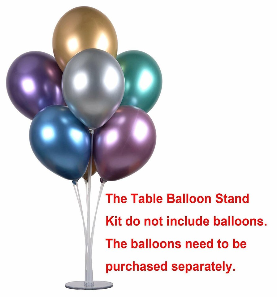 2 Set Table Balloon Stand Kit Birthday Party Wedding Decorations ...