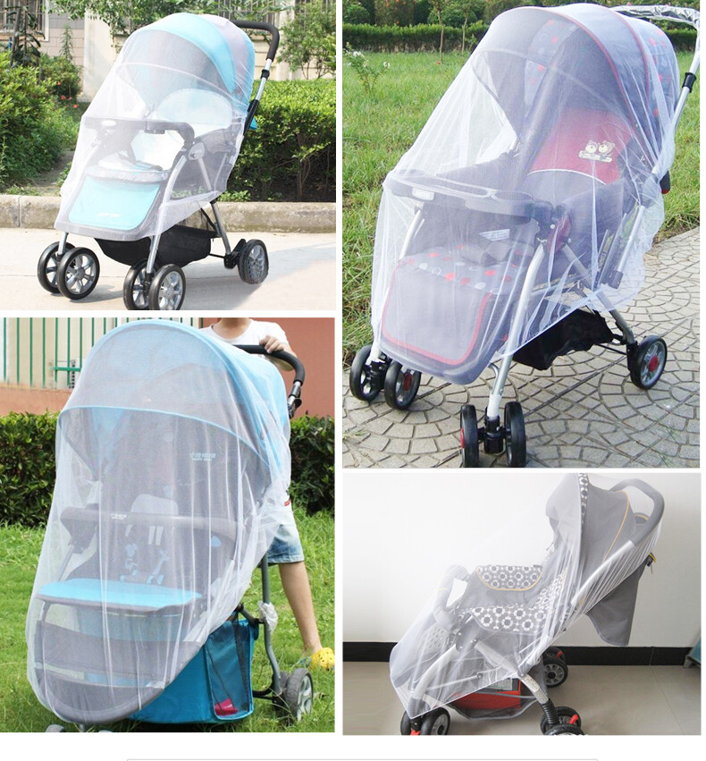 Stroller Pushchair Pram Mosquito Fly Insect Net Mesh Buggy Cover for ...