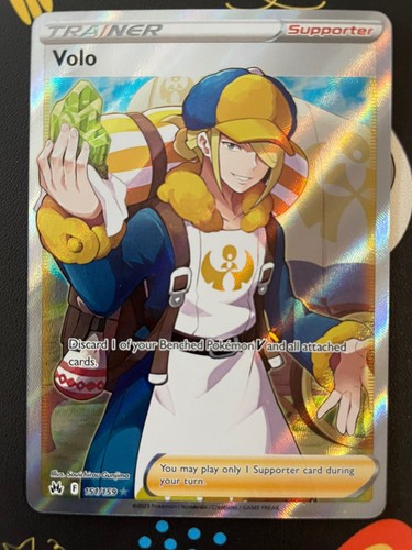 Pokemon - Volo - 151/159 - Ultra Rare HOLO - Full Art - Crown Zenith ...