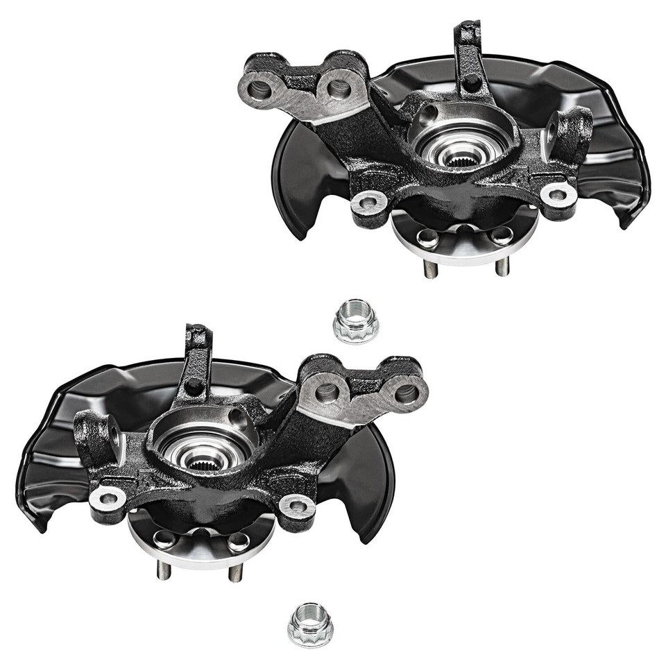 Front Steering Knuckles Hub Bearing Lower Control Arms for Toyota ...