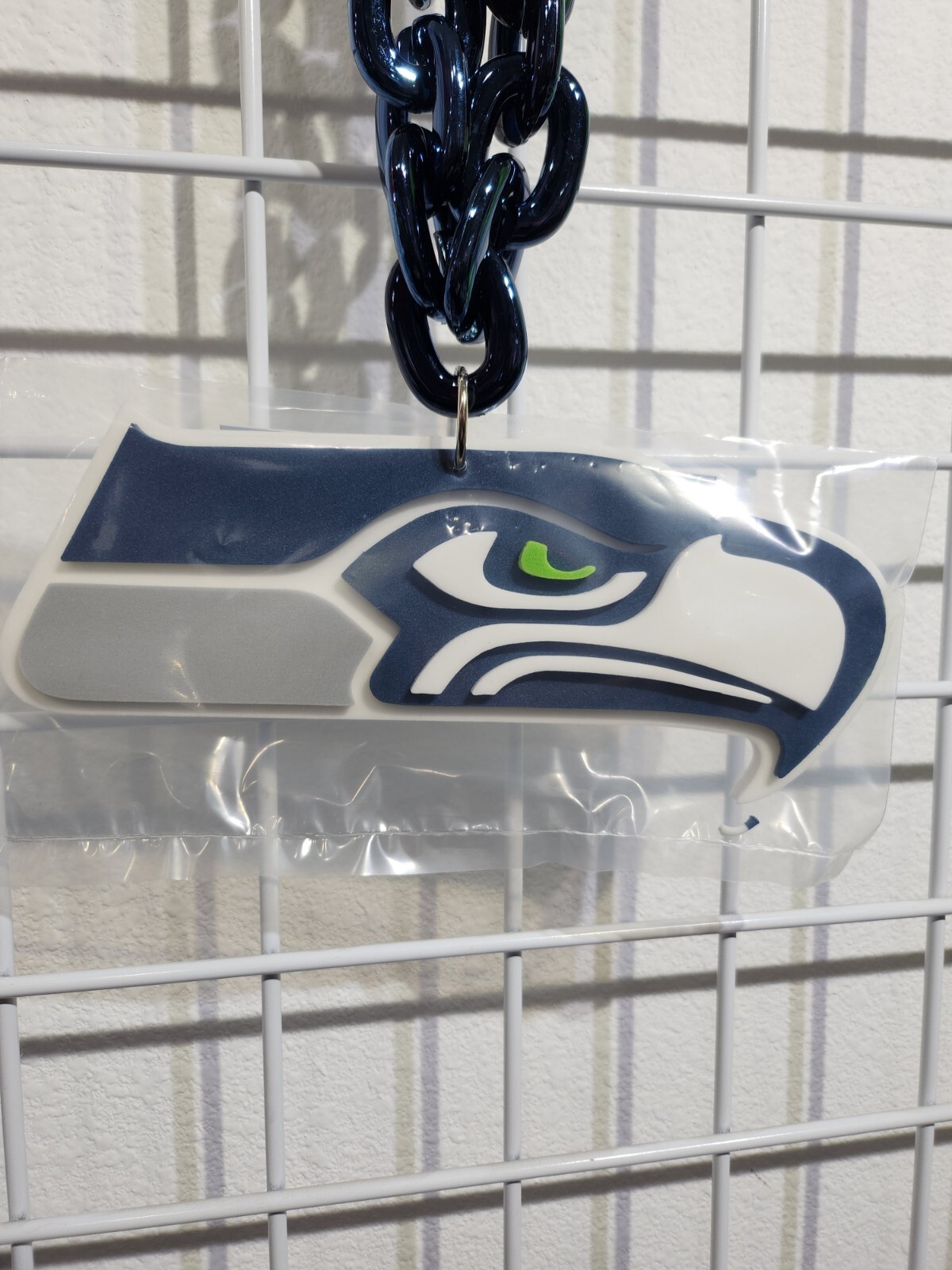 Seattle Seahawks NFL Fan Chain Necklace Foam Made in USA 4 Colors! | eBay