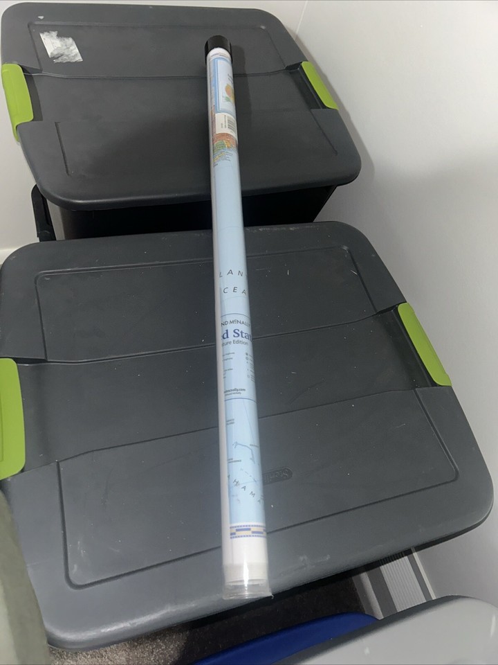 Rand McNally Signature Edition U.S. Wall Map - Laminated Rolled by Rand ...