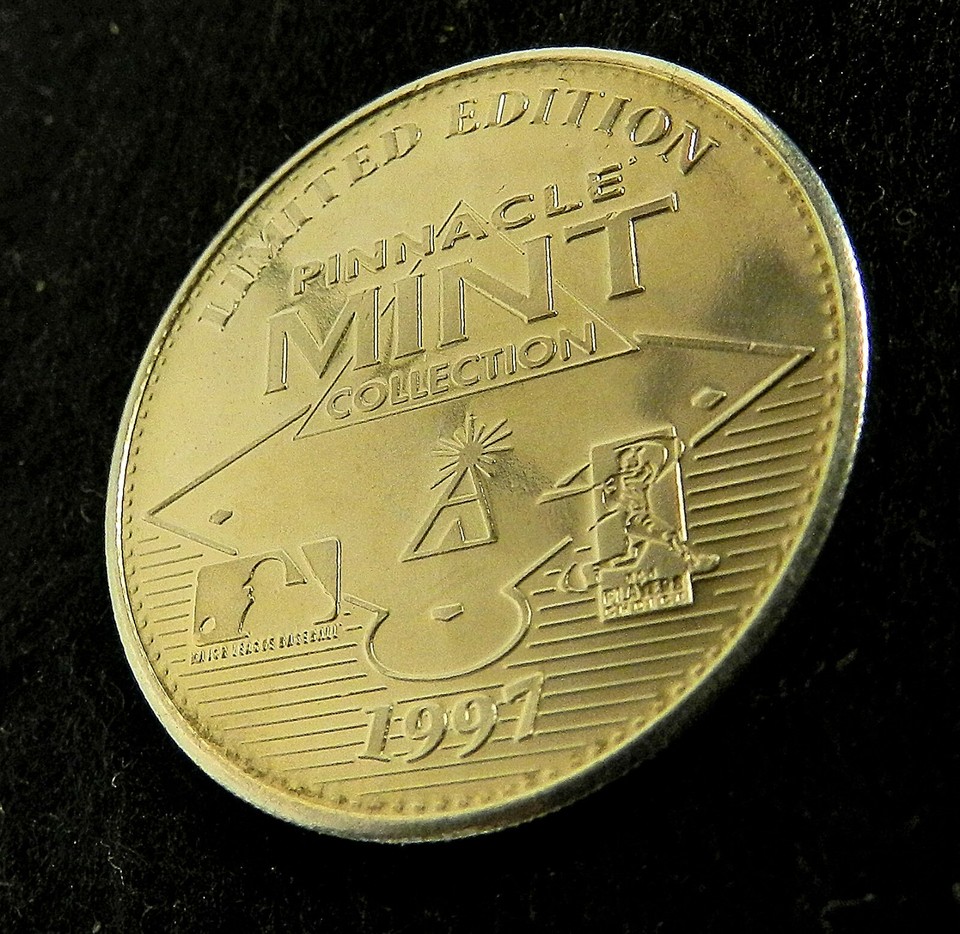1997 PINNACLE MINT COLLECTION MANNY RAMIREZ GOLD PLATED COIN BEAUTY | eBay