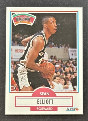 1990-91 Fleer Sean Elliott Rookie Card #171 - San Antonio Spurs | eBay
