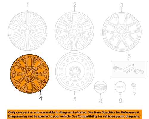 "2018-2020 Subaru Impreza WRX Premium/STI 19"" Wheel | 28111VA180 ...