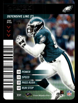 2001 NFL Showdown 1st Edition #337 Corey Simon | eBay