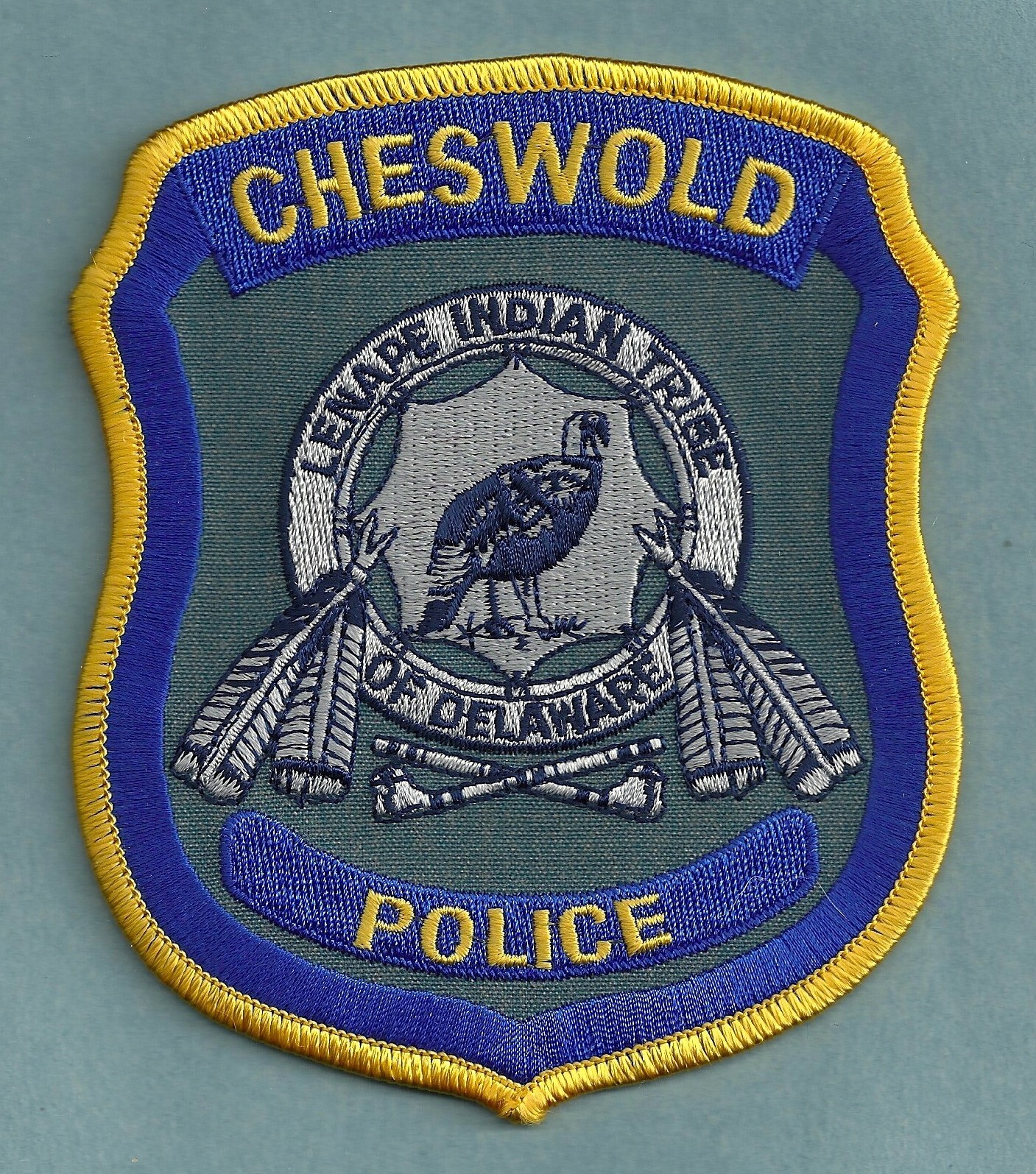 CHESWOLD DELAWARE TRIBAL POLICE SHOULDER PATCH | eBay