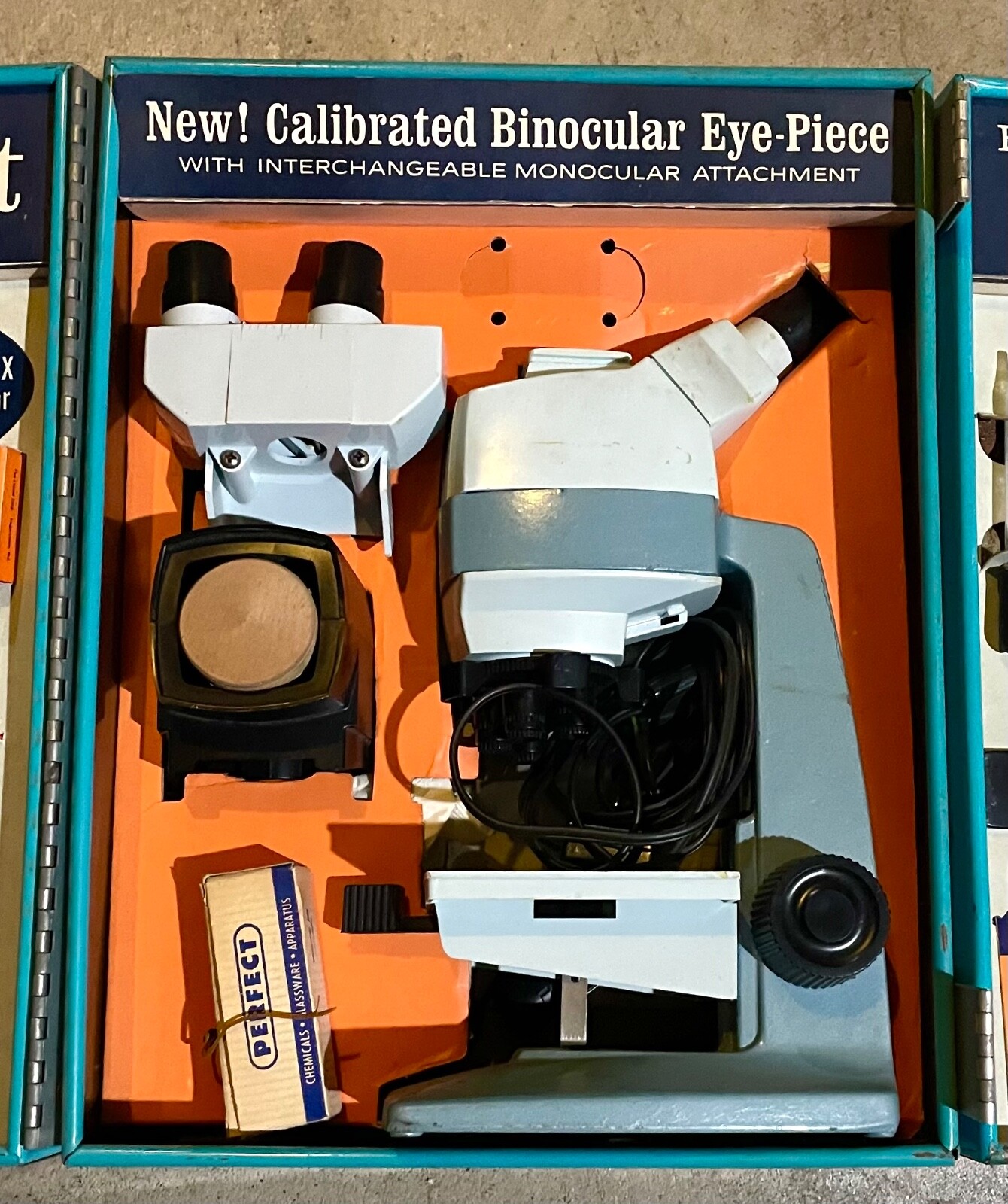 Vintage 1960 Lionel-Porter Panel Microcraft Microscope Labmaster Lab ...