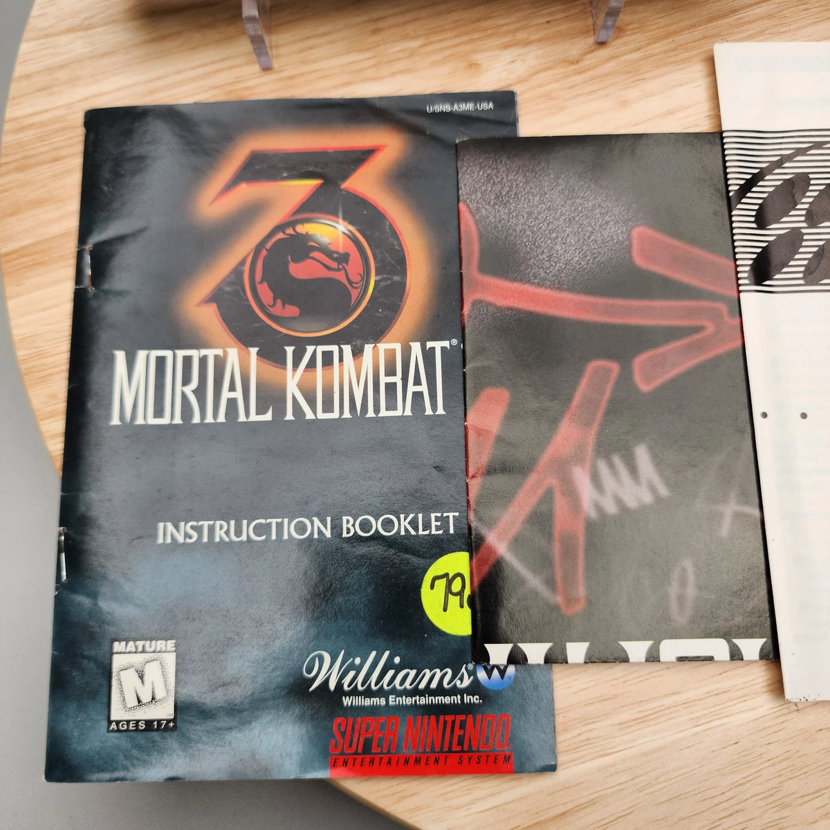 Mortal Kombat 3 Snes Box