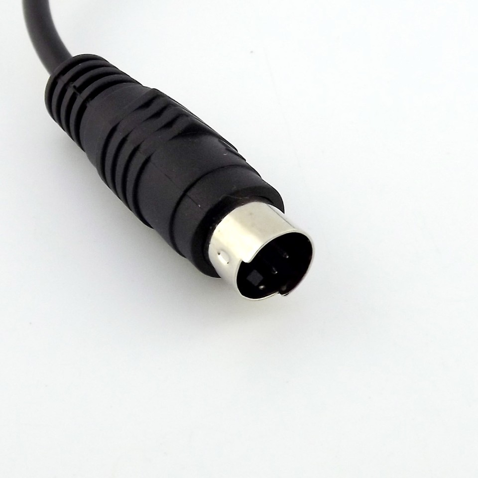 S-Video 4 Pin Male Plug To AV TV RCA Female Audio Video Composite ...