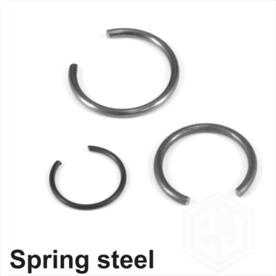 Retaining Rings Round Wire Circlip for Bores Snap Ring DIN 7993 B ...