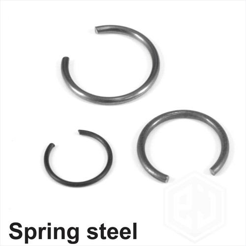 Retaining Rings Round Wire Circlip for Bores Snap Ring DIN 7993 B ...