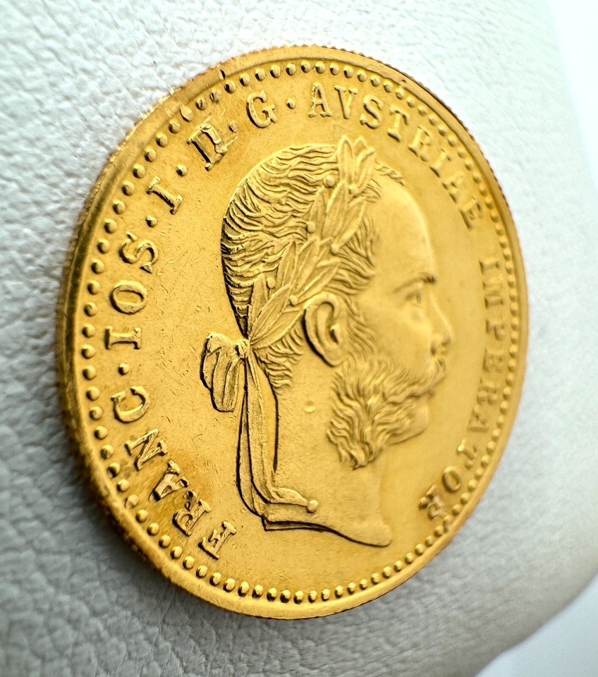 Gold 1915 Austrian Ducat Single Coin Ungraded Uncertified Good ...