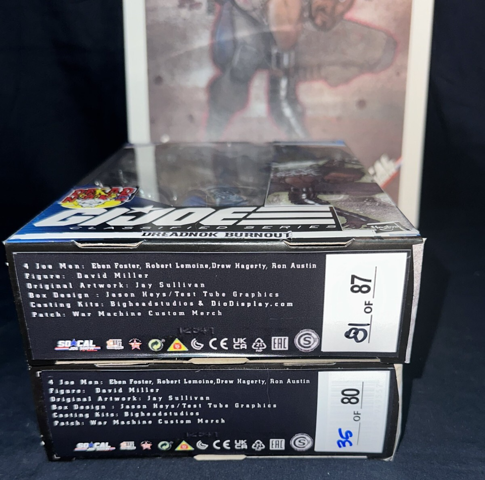 GI JOE CLASSIFIED DREADNOK BURNOUT & MANLEH SO-CAL JOE SHOW EXCLUSIVE ...