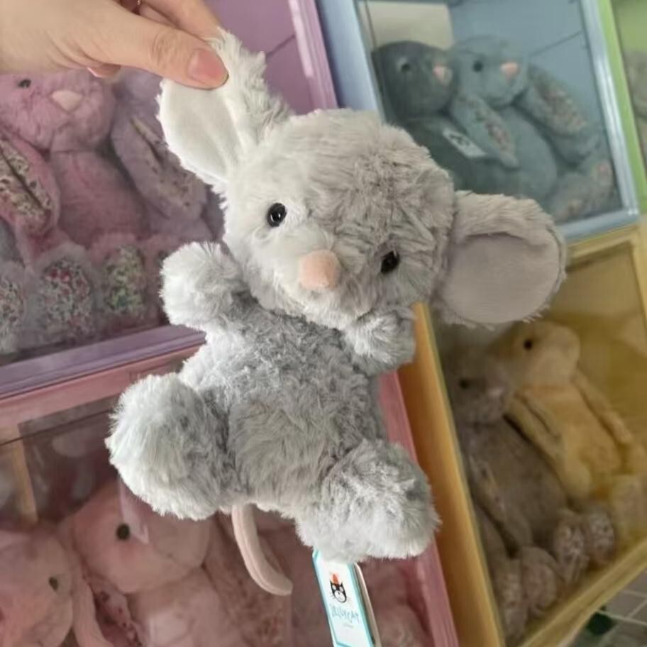 JellyCat Yummy Mouse Soft Plush Toys Gray Stuffed Animal Toy Gift | eBay