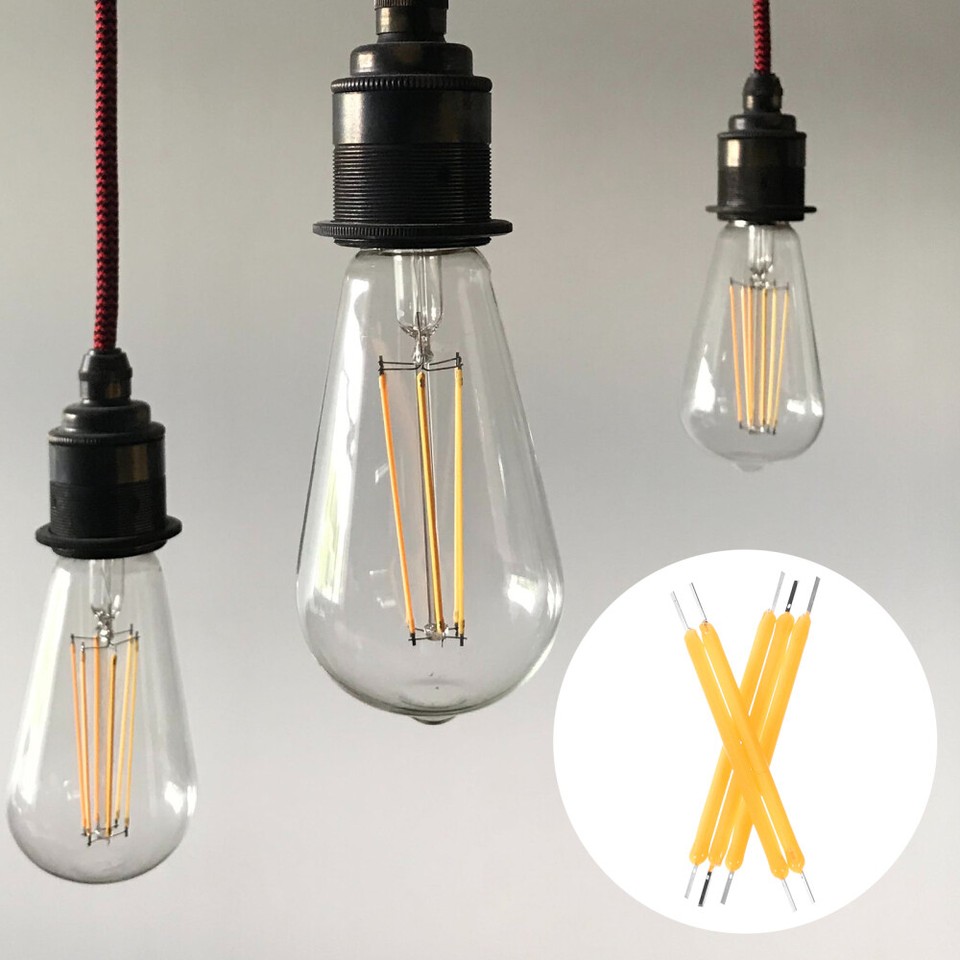 100Pcs Led Filament Light Bulbs Flexible Parts Component Vintage | eBay