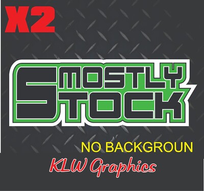 Mostly Stock Decal Sticker illest Lowered JDM KDM Turbo Diesel Truck ...