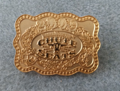 2009 Houston Livestock Show & Rodeo Chute Seats Lapel Pin | eBay