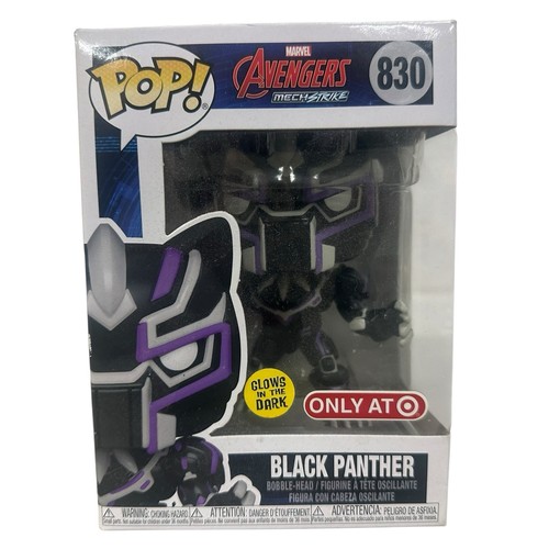 Funko POP! Marvel Mech Strike Black Panther #830 Target Exclusive Vinyl ...