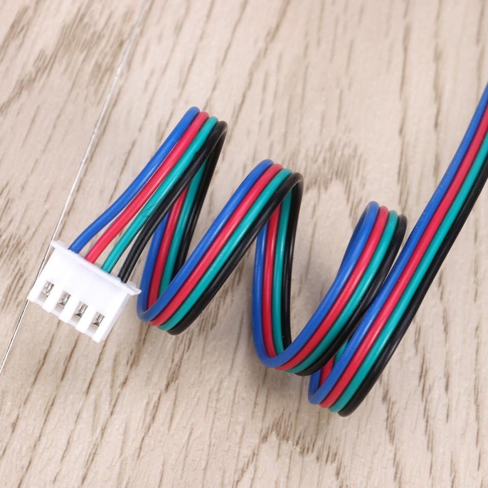 4 Pcs Straight Through Stepper Motor Cable Instrument Cables Lead Wire ...