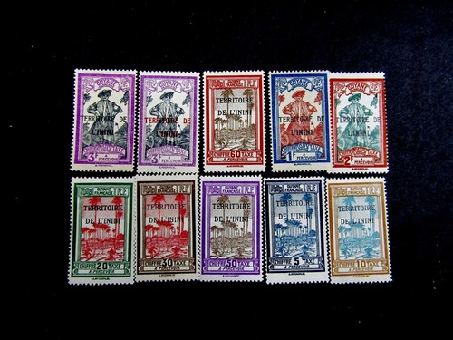 nystamps French Inini Stamp # J1-J10 Mint OG H S26y3740 | eBay