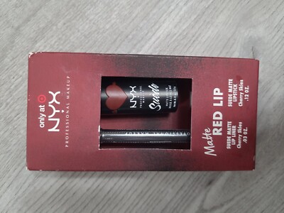 NYX Professional Makeup Suede Matte Red Lipstick and Lip Liner Duo ...