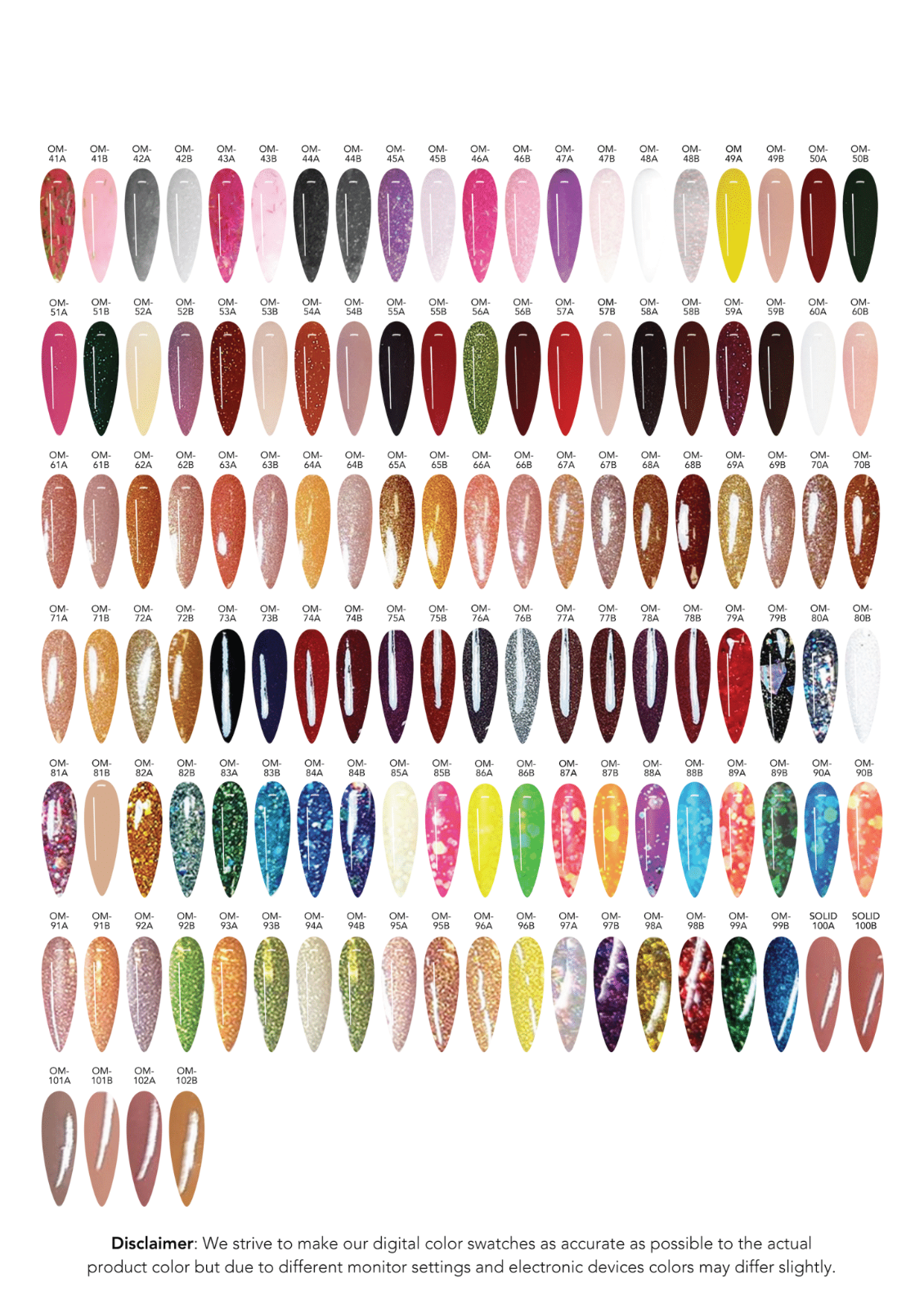 Chisel Nail Art Dip or Acrylic Powder 2 oz OM62A - Ombre 62A | eBay