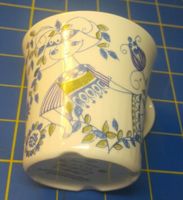 Norway Lotte Figgjo Flint Turi Design Mug Cup Norwegian Small 6 Oz Blue ...