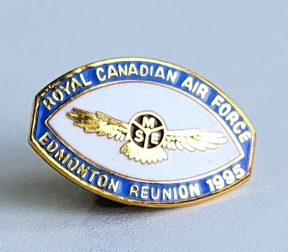 Royal Canadian Air Force RCAF MSE Reunion 1995 Edmonton Lapel Pin | eBay